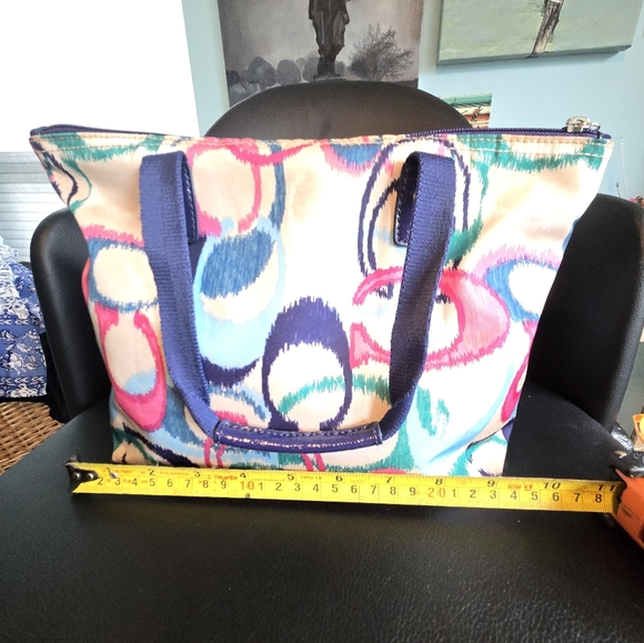 Coach | Bags | Coach Colorful Abstract Mini Tote Bag | Poshmark